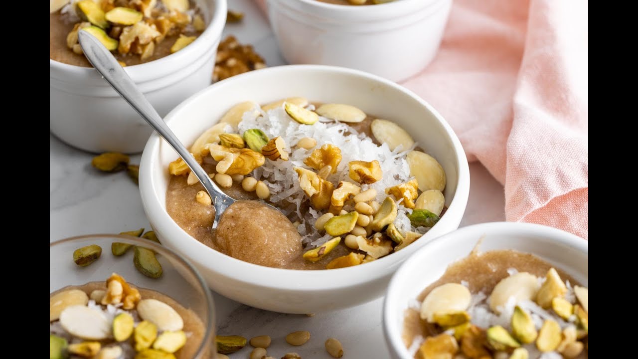 Meghli Caraway Pudding (Karawya) - مغلي كراوية - YouTube