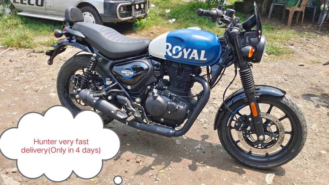 Royal Enfield Hunter very fast 💥💥delivery , received in 4 days only. ️ ...