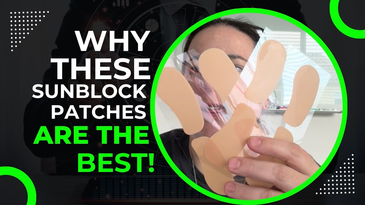 Review of Reusable Under Eye Sunblock Patches - YouTube