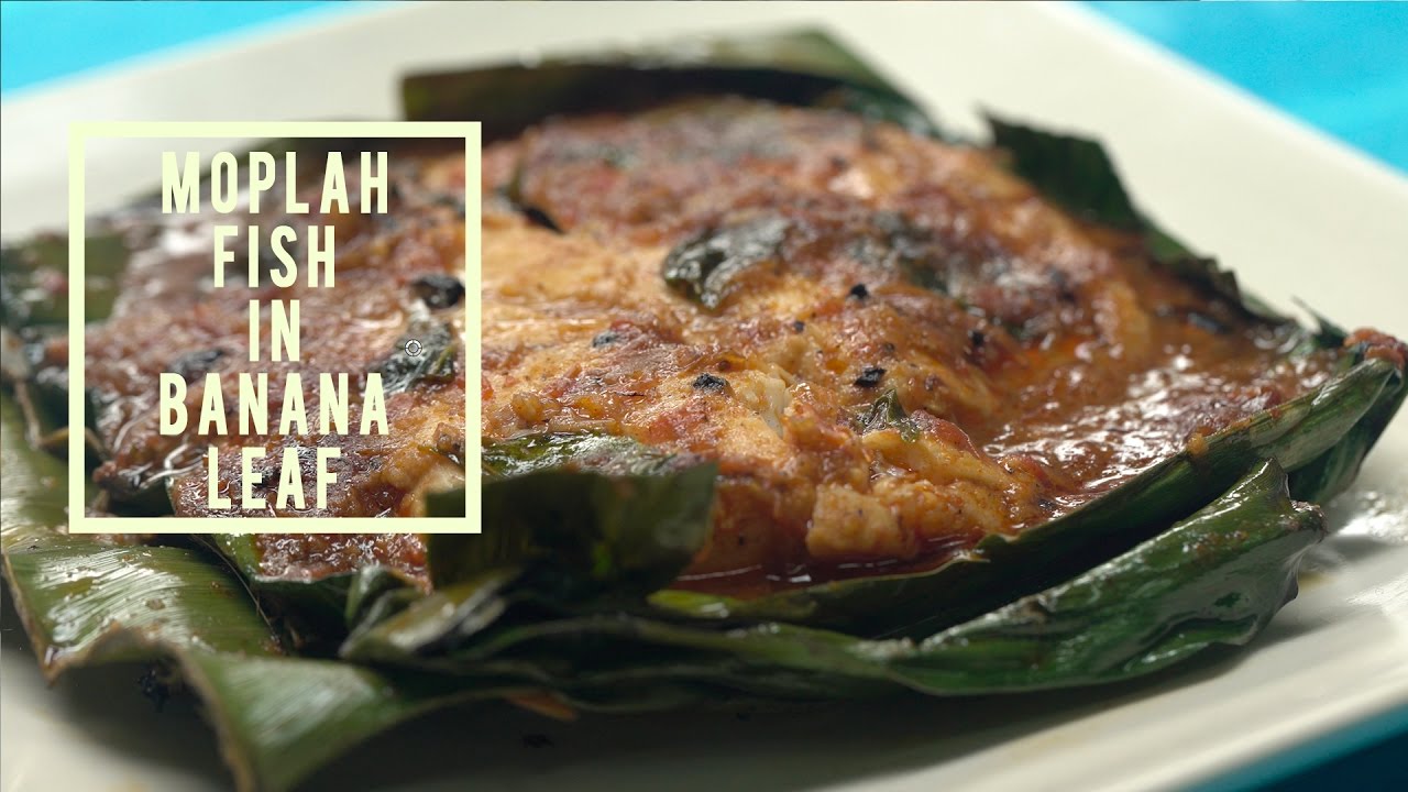 Mouth Watering Kerala Moplah Fish in Banana Leaf - YouTube