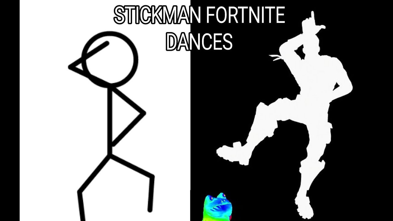 STICKMAN FORTNITE DANCES - YouTube