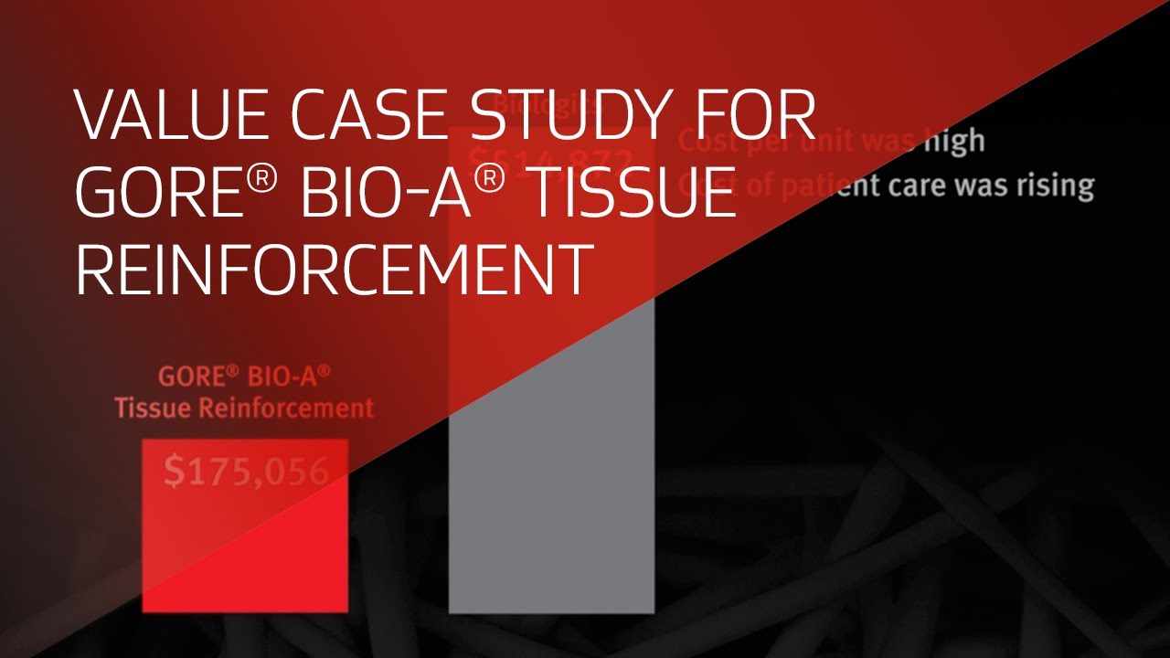 A value case study featuring GORE® BIO-A® tissue reinforcement for ...