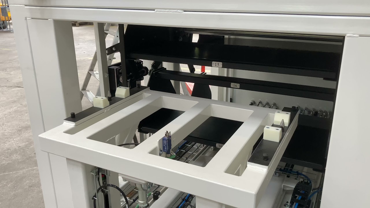 Paternoster oven with loading & unloading table - YouTube