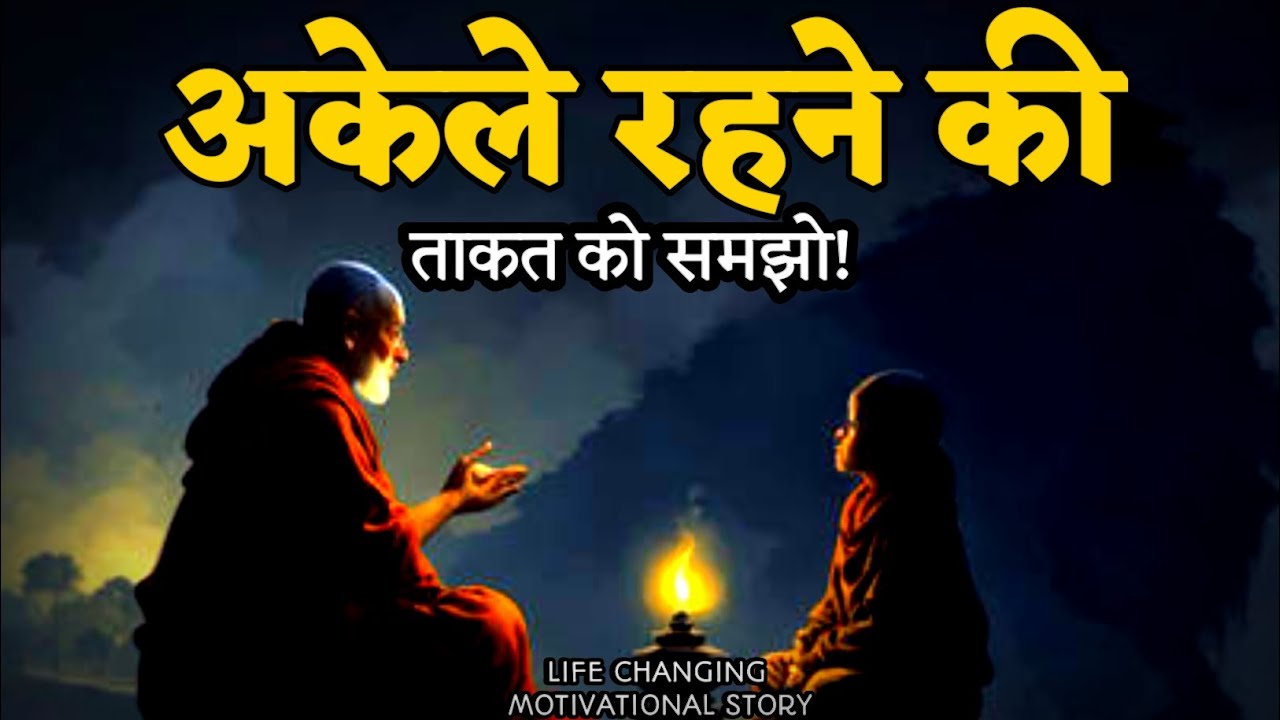 BEING ALON- अकेले रहने : के ताकत को समझो । Budhhist Story | Gautam ...