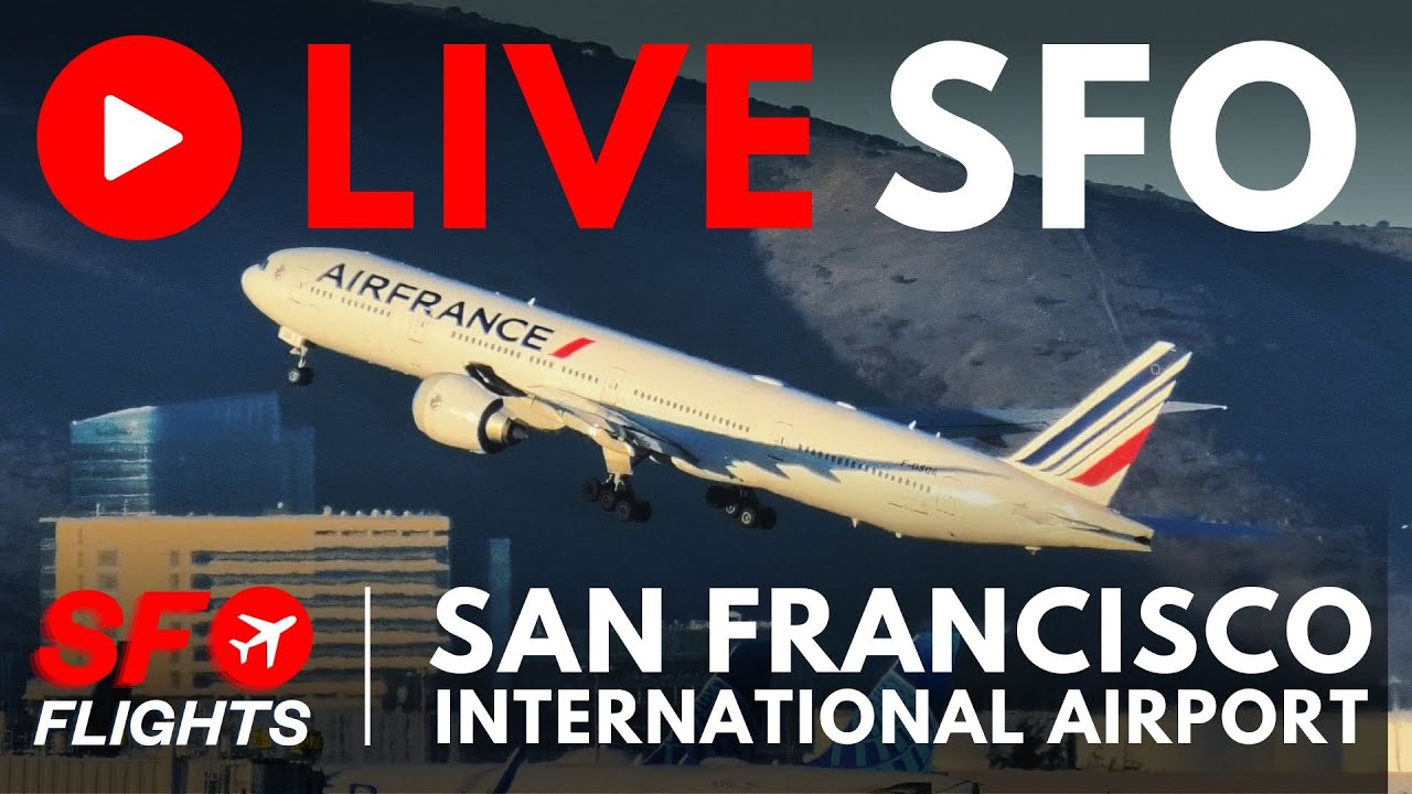 LIVE SFO AIRPORT STREAM - PLANE SPOTTING - YouTube
