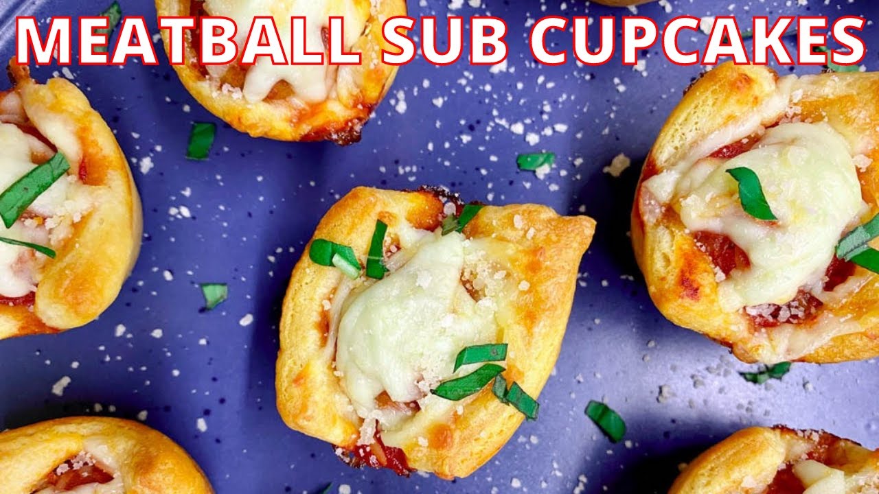 Meatball Sub Cupcakes - YouTube