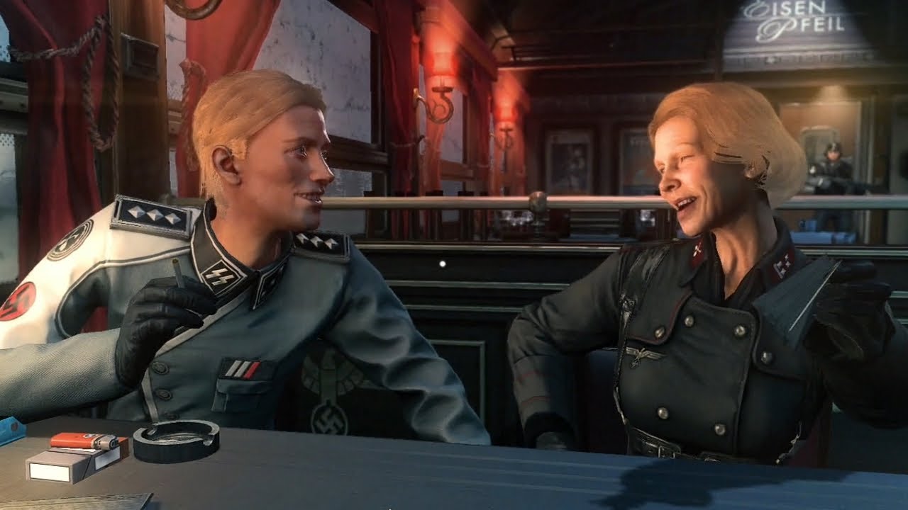 Frau Engel and Bubi Scenes - Wolfenstein The New Order - YouTube