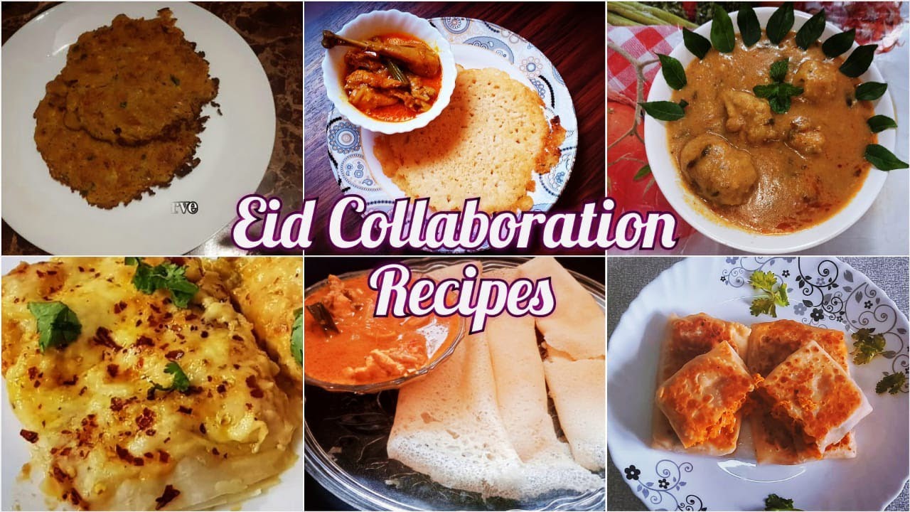 Eid Breakfast Recipes😍/Eid Collaboration With 6 Youtubers /Eid special ...