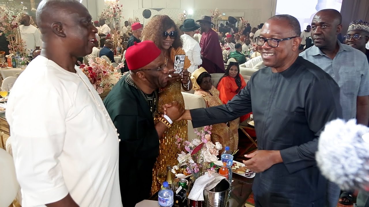 PETER OBI, JOWIZAZA, CUBANA CHIEF PRIEST, OBI CUBANA AT WEDDING ...