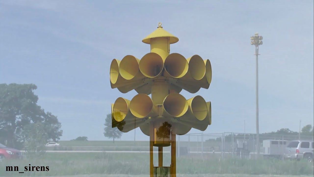 Federal Signal 2T22A Siren Test - Full Alert - Pine Island, Minnesota ...