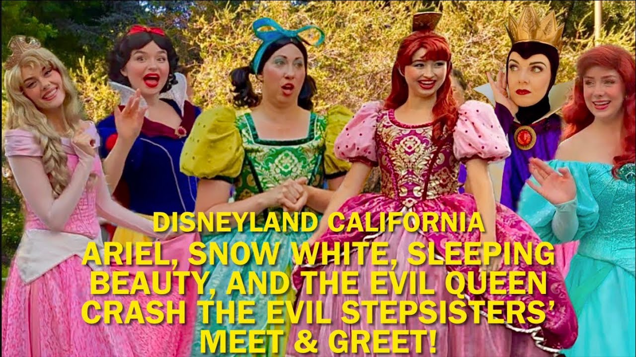 Disney Princesses & the Evil Queen CRASH the Evil Stepsisters’ Meet and ...