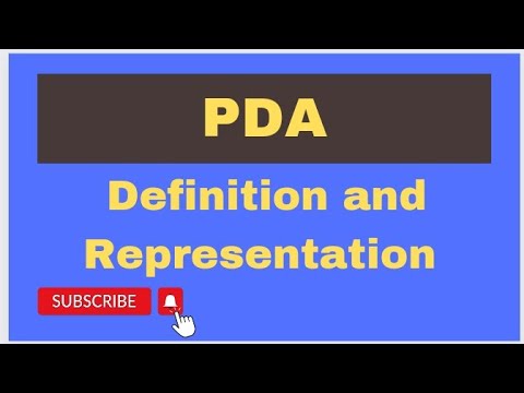 Lecture 21: PDA | Definition and Representation of PDA | Theory of Computation | FAFL - YouTube