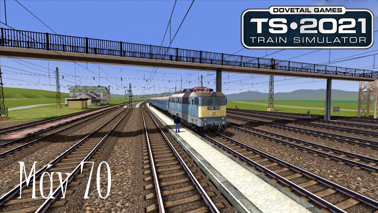 Train Simulator 2021 | MÁV 70 | V43 1012 | Vác-alsóváros - Szob - YouTube