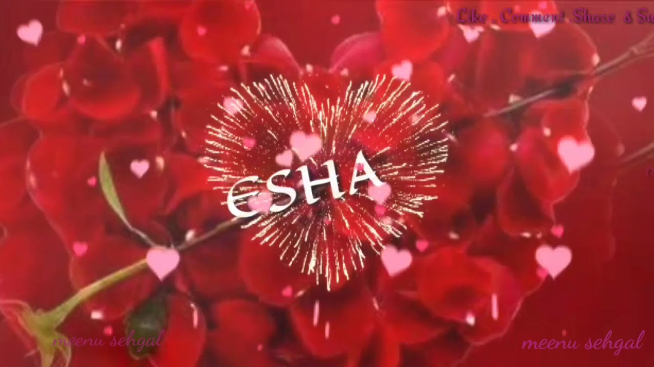 Eesha name song - YouTube