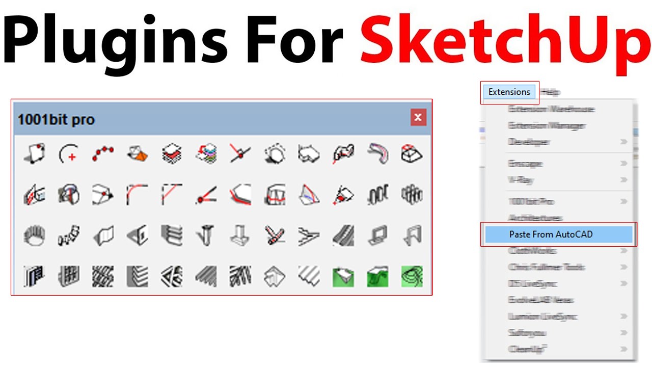How to install PlugIn for SkechUp - YouTube