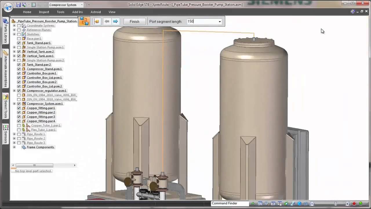Verrohrung (Pipe & Tube Routing) - YouTube