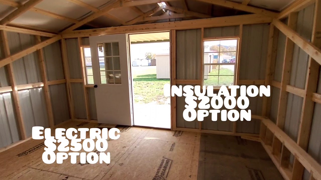 16 X 48 Garage Shed Combo YouTube 16-x-48-garage-shed-combo-youtube