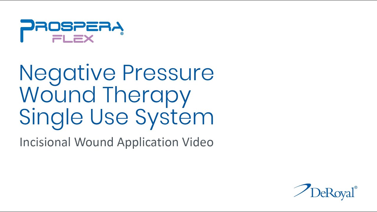 Prospera Flex® NPWT Single Use System: Incisional Wound Application ...