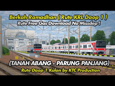 FREE PANJANG DETAIL 🔥 SHARE RUTE KRL Daop 1 Tanah Abang - Parung ...