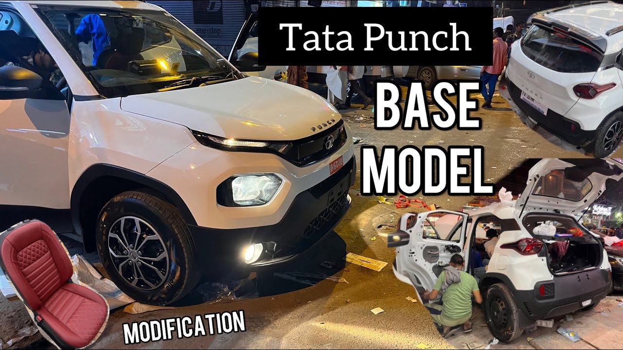 Tata Punch Base Model Decent Modification 🔥 In Just ₹40,000 🔥 Decoram ...