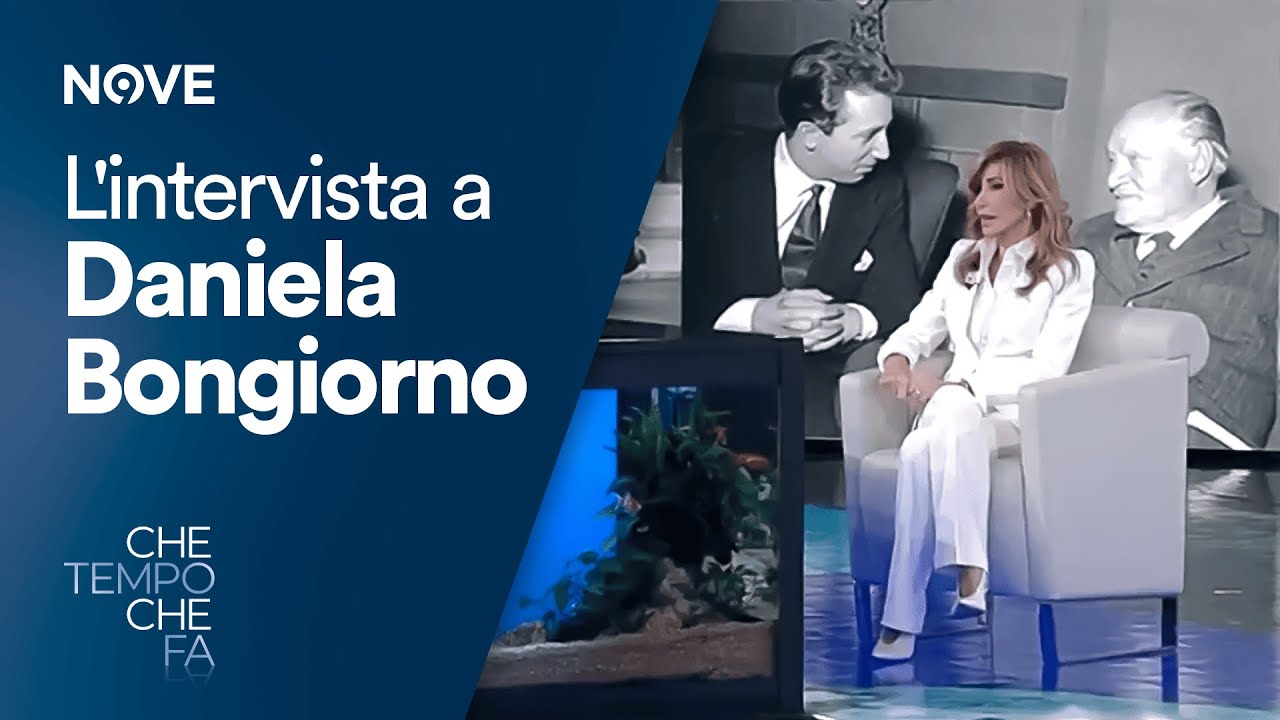 L'intervista a Daniela Bongiorno moglie di Mike | Che tempo che fa - YouTube