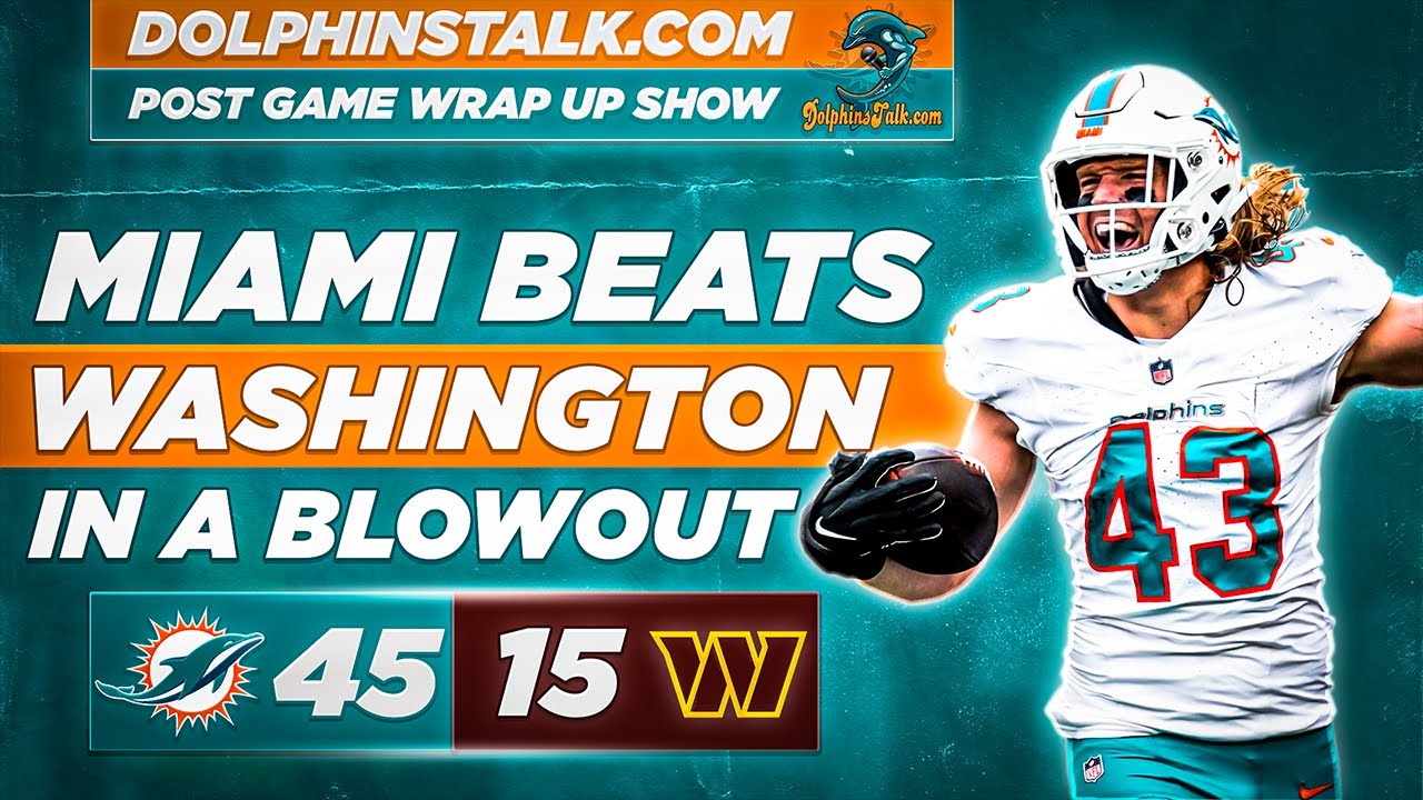Post Game Wrap Up Show: Miami Beats Washington in a Blowout - YouTube