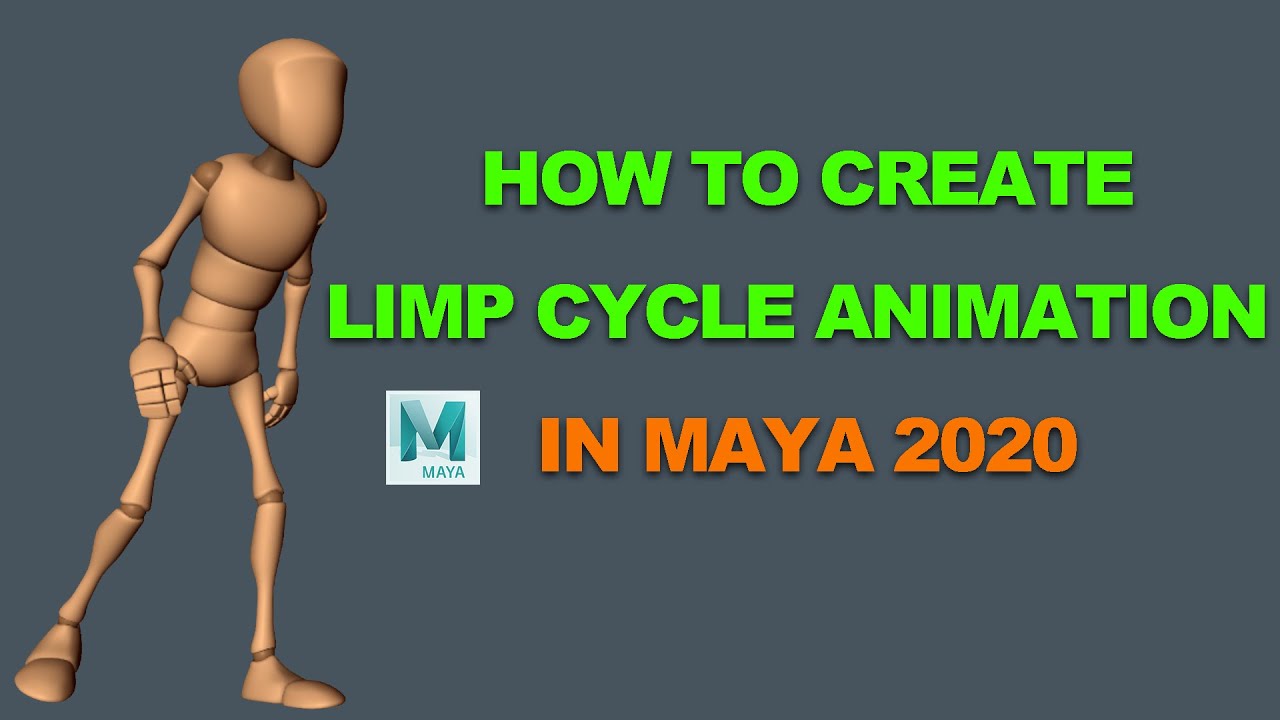 How To Create Limp Cycle Animation In Maya 2020 Tutorial - YouTube