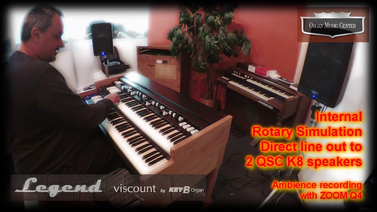 Viscount KeyB Organ Legend - first test (3 of 5) - YouTube