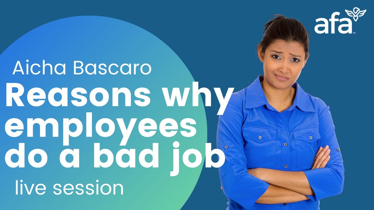 3 Reasons Why Employees do a Bad Job - YouTube