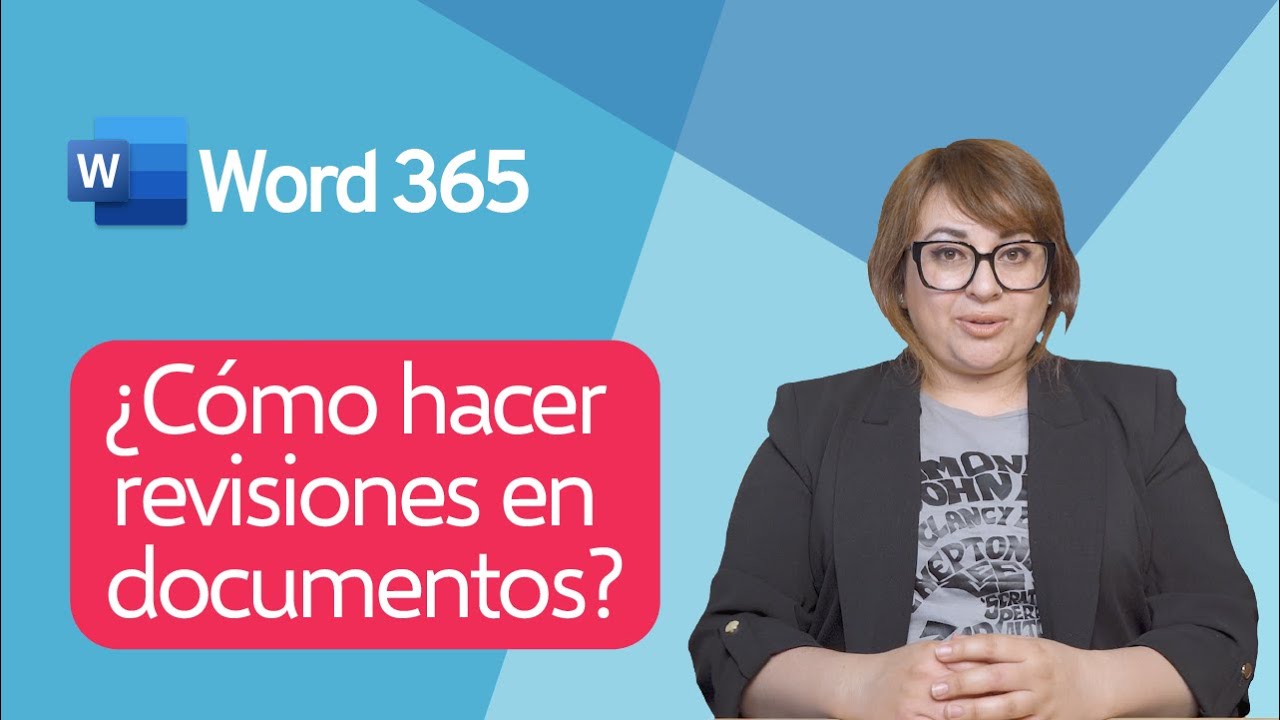 ¿Cómo hacer revisiones a documentos? ⎪Curso de Word 365 - YouTube