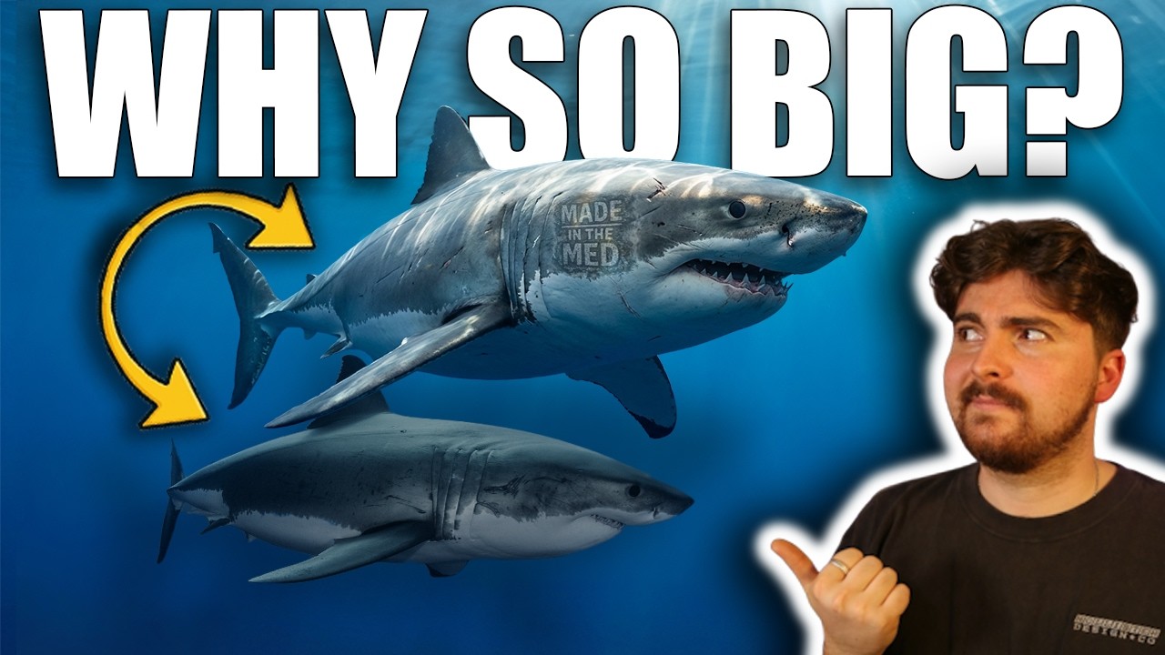 What's Making Mediterranean White Sharks Grow HUGE? - YouTube