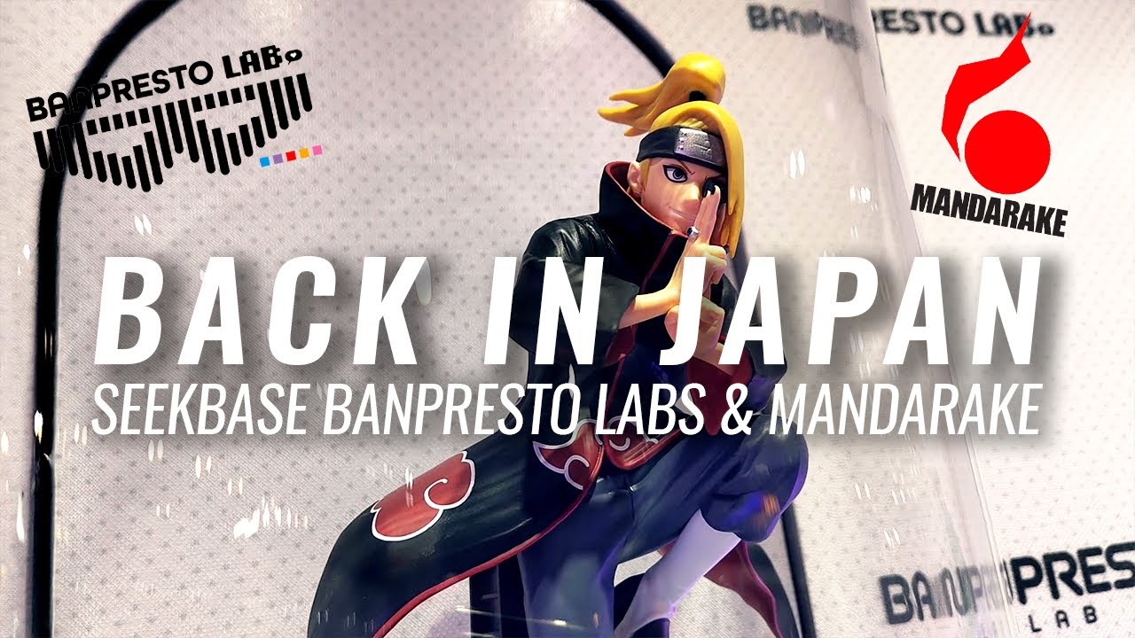 BACK IN JAPAN. Visiting SEEKBASE's Banpresto Labs & Mandarake - YouTube
