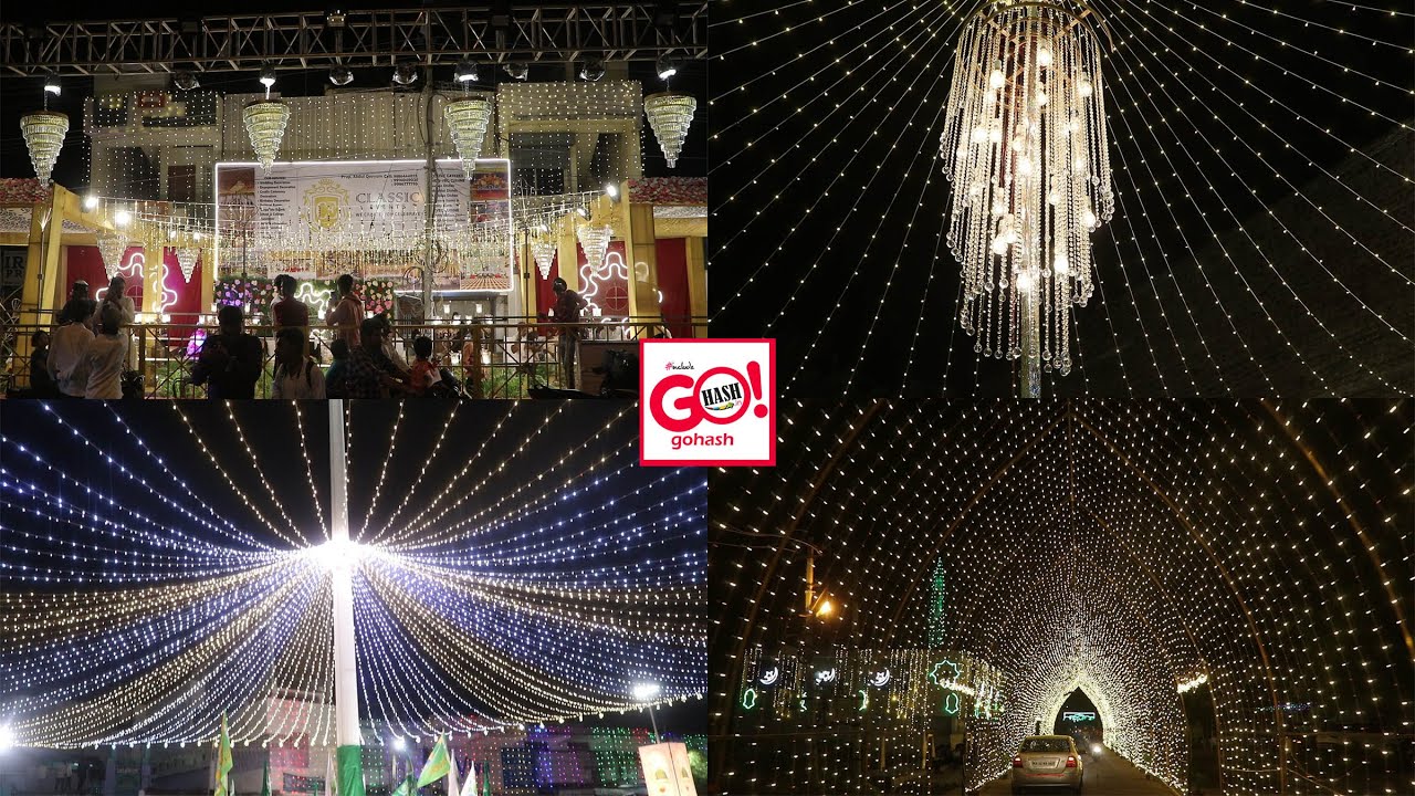 MILAD UN NABI DECORATION ACROSS GULBARGA CITY. - YouTube