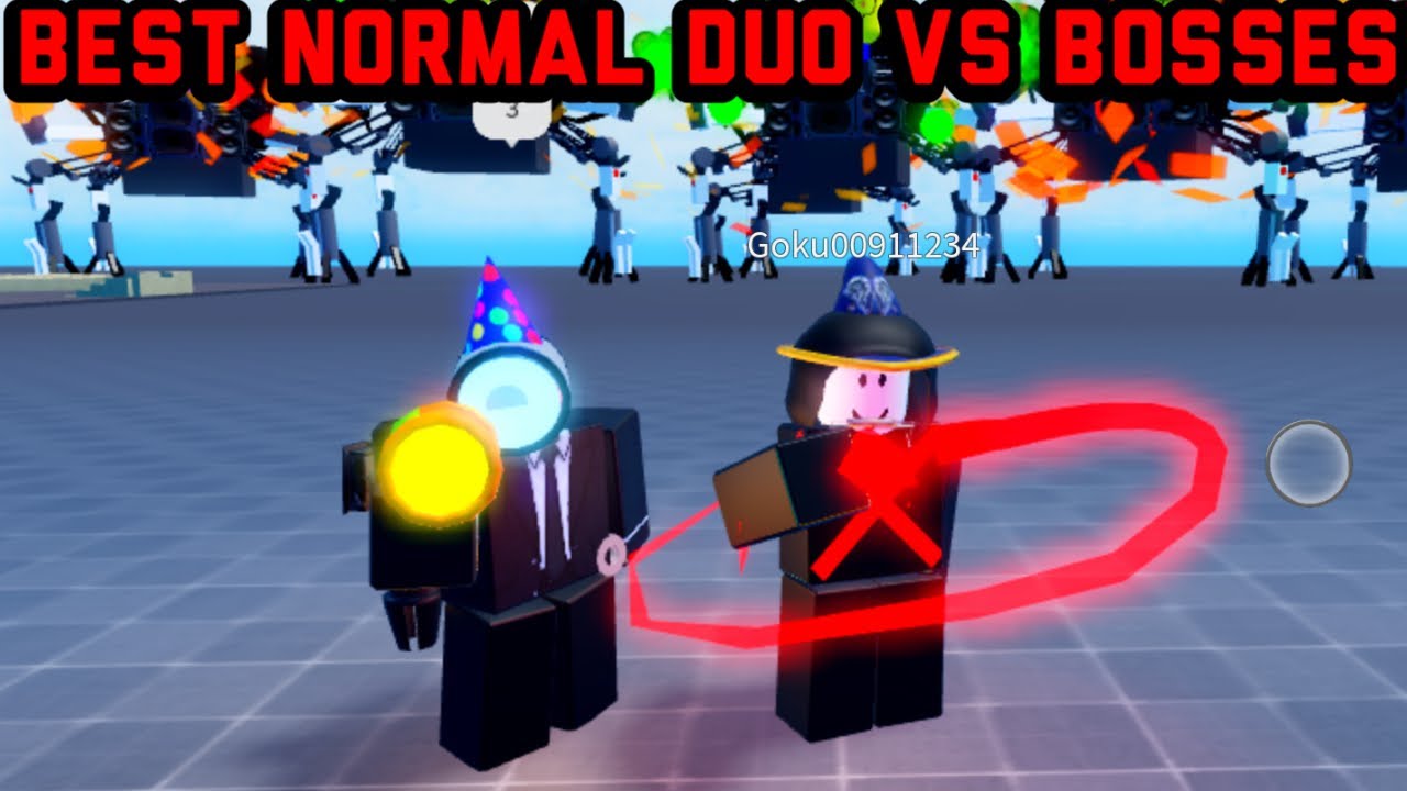 Best normal duo vs HARDEST bosses in super box siege defense Roblox ...