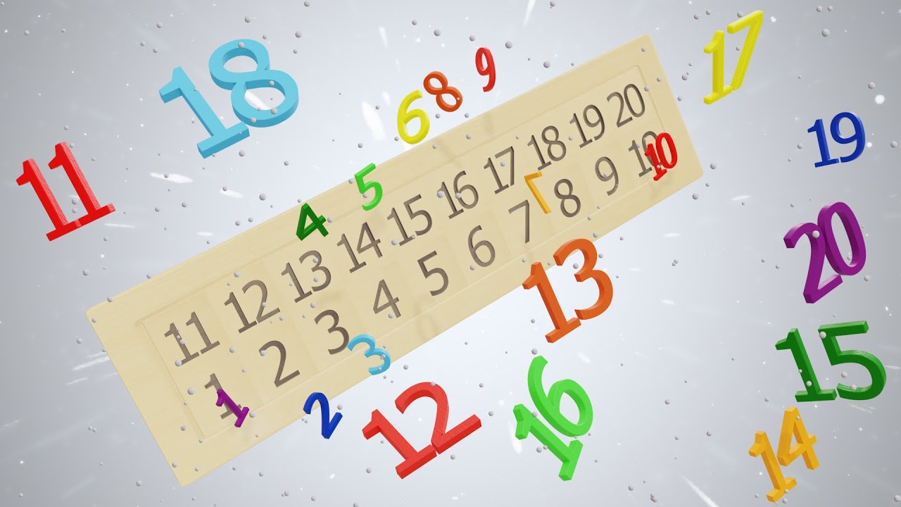 Snowy Number Fun: Learn 1 to 20 with Puzzle Toys for Toddlers! - YouTube