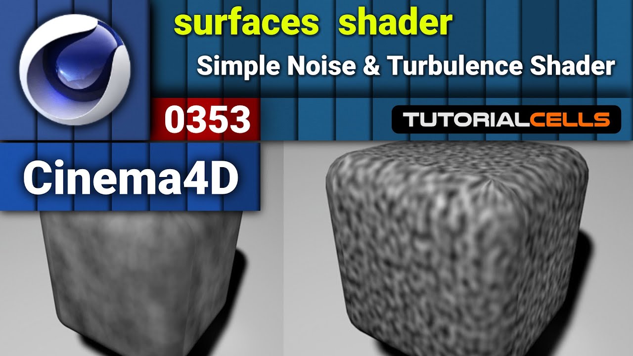 0353. Simple Noise & Turbulence Shader in cinema 4d - YouTube