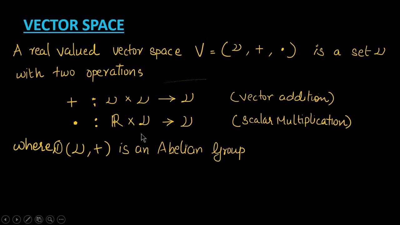 Vector Space (Computational Fundamentals of Machine Learning)_Lecture7 ...