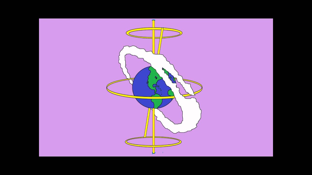 the galactic and ecliptic equators in precession - YouTube
