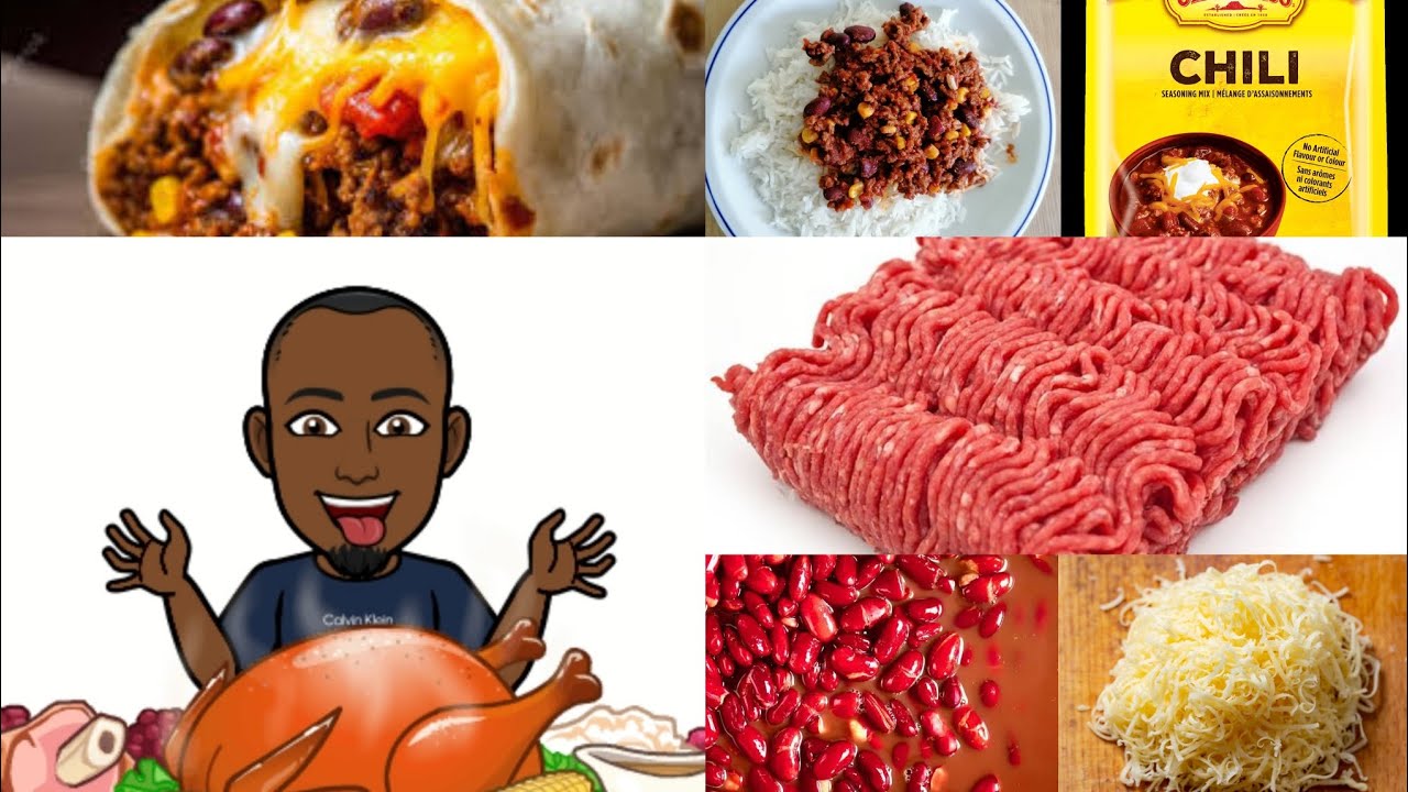 CHILLI CON CARNE WRAP, CHILLI CON CARNE WITH RICE, VERY TASTY AND EASY ...