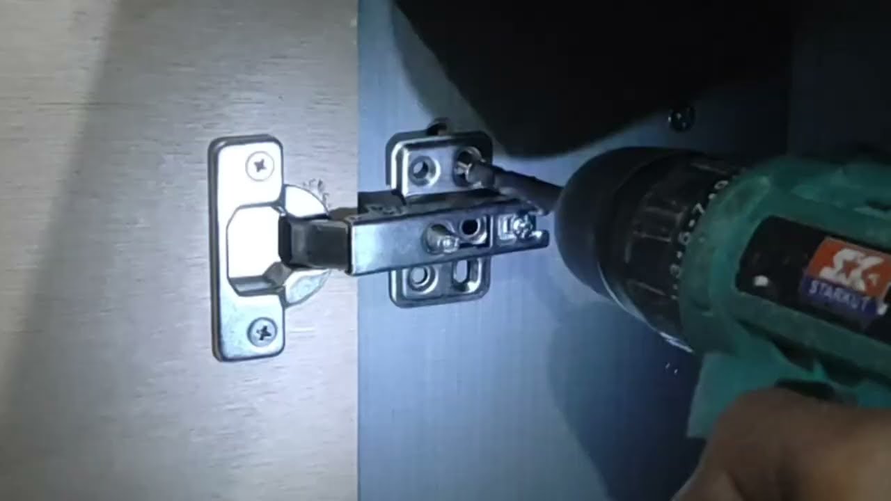 Auto Hinges fitting - YouTube
