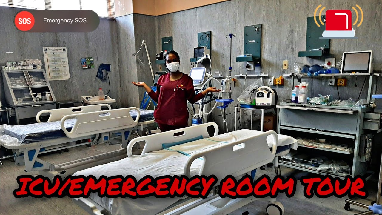 ICU/EMERGENCY ROOM TOUR| #nursingschool #nurselife - YouTube