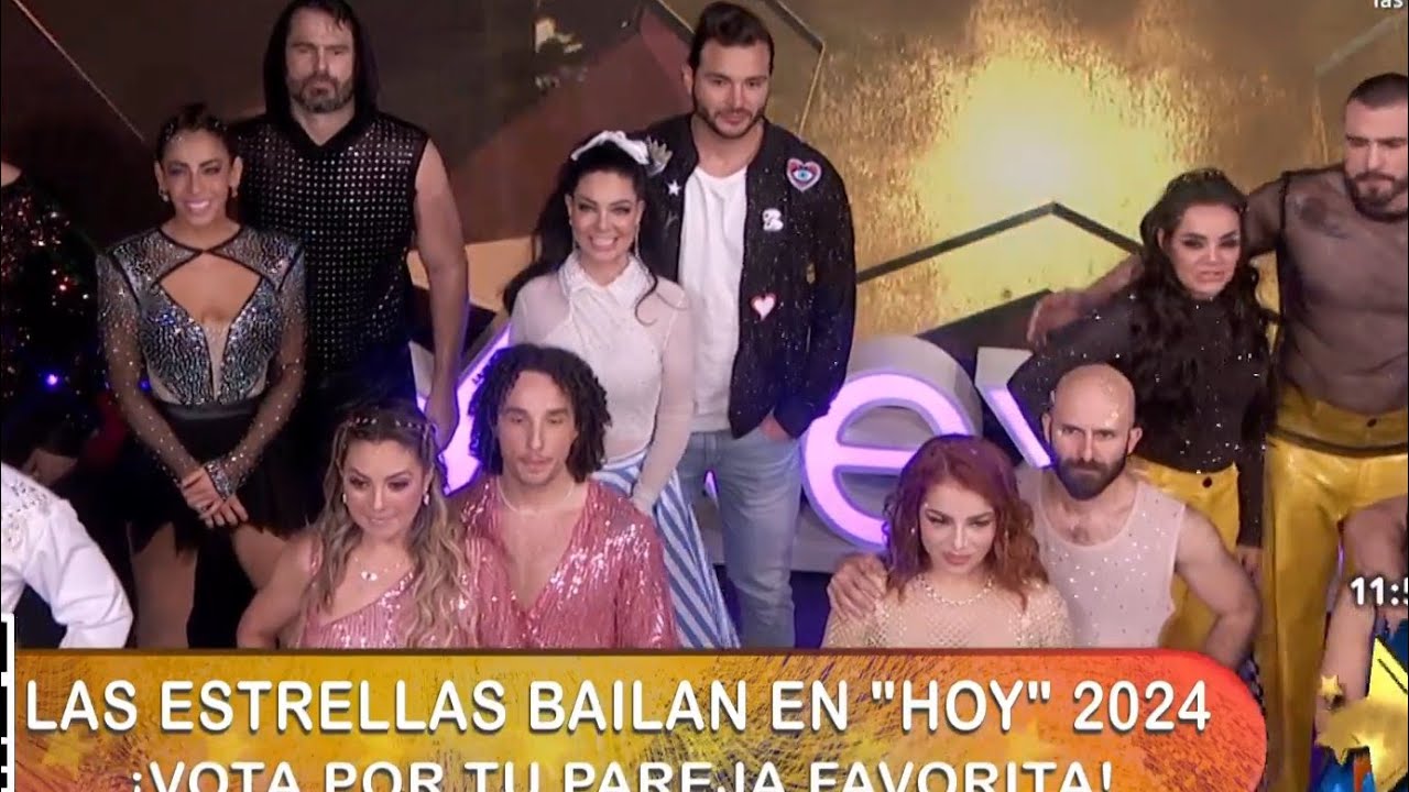 LA PRODUCCIÓN DE HOY SORPRENDE A LAS ESTRELLAS BAILAN EN HOY - YouTube
