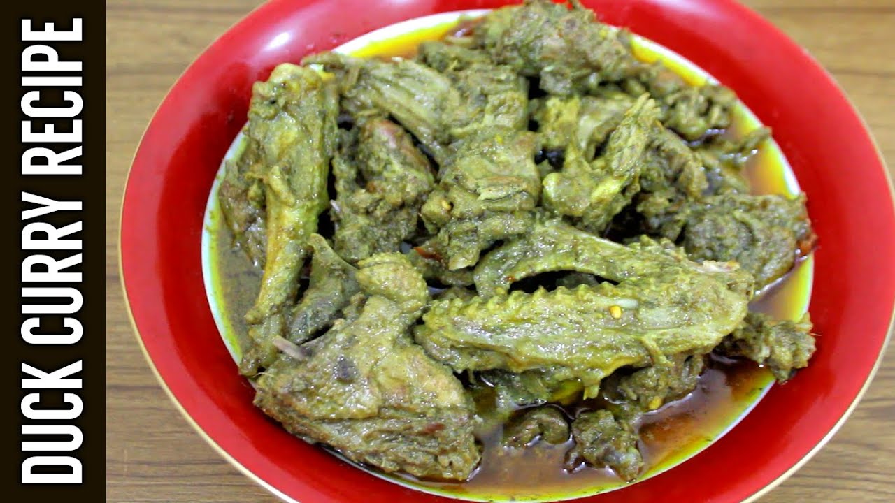 বাটা মশলায় ঝটপট হাতে মাখা হাঁসের মাংস ভুনা | Bangali Style Duck Curry ...