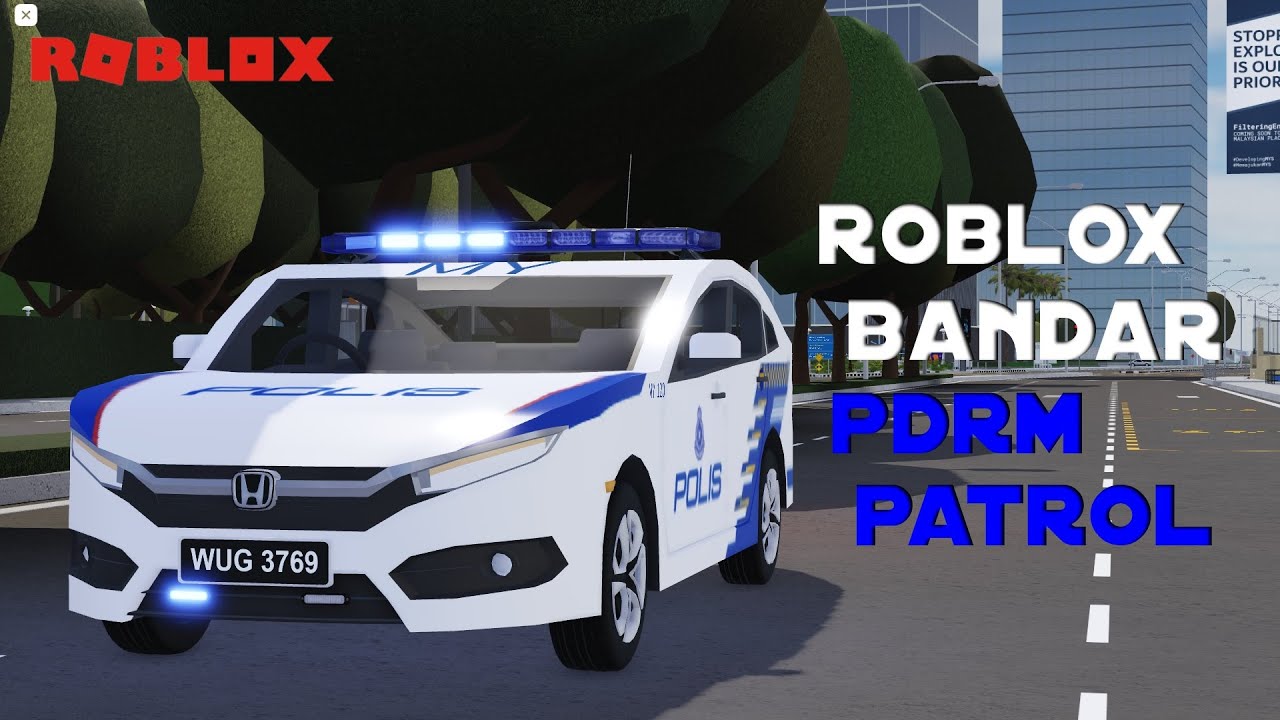 Roblox Bandar | PDRM Patrol | Shooter Mengganas Pada Malam Jumaat - YouTube