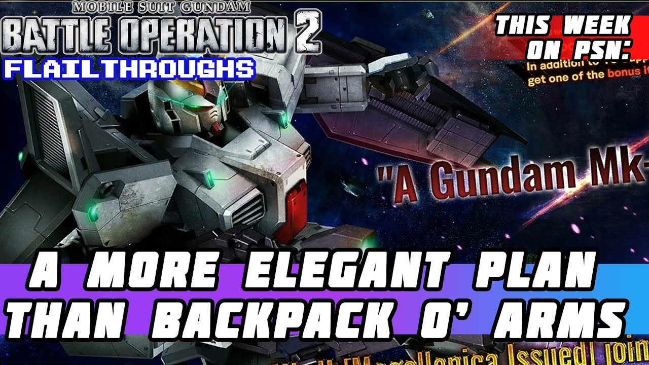 Gundam Battle Operation 2 1/9/25 PSN Update: Banagher's Gundam Mk.II ...