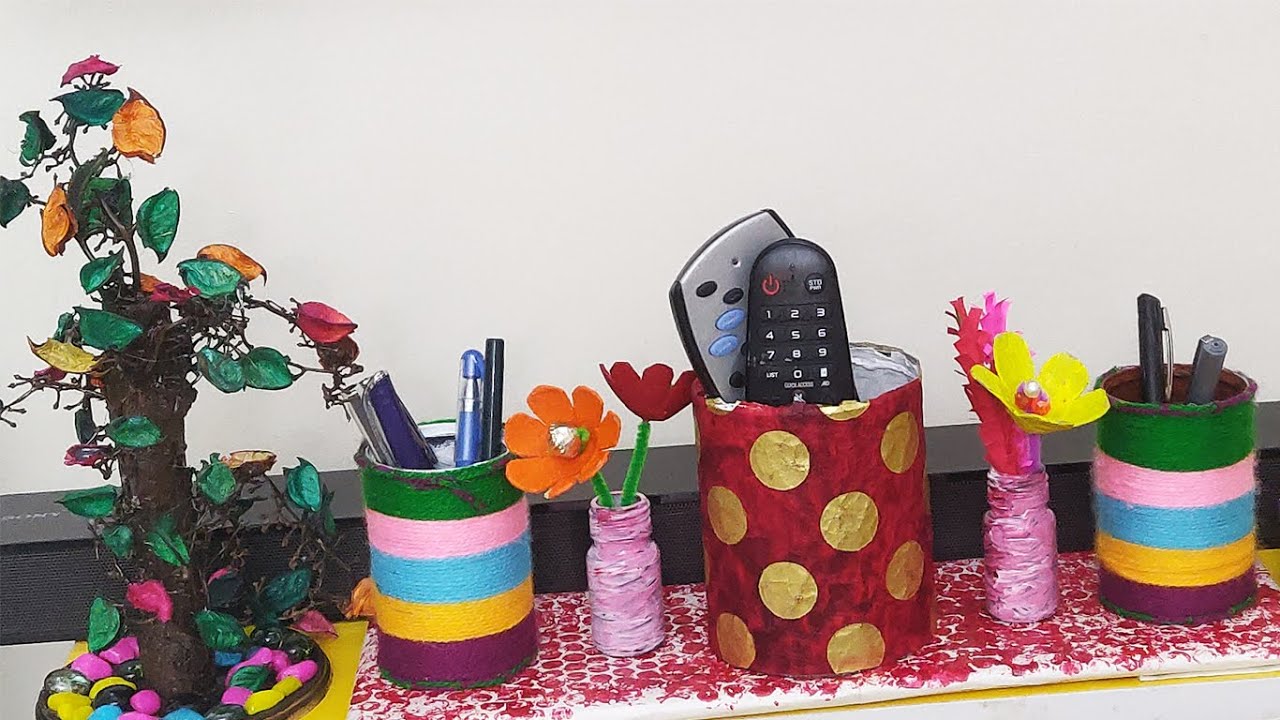 Best out of Waste 3: Home Decor - YouTube