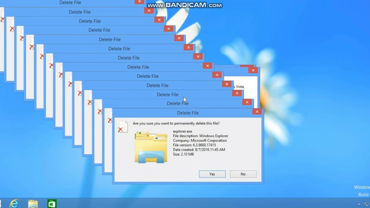 windows 8 crazy error - YouTube