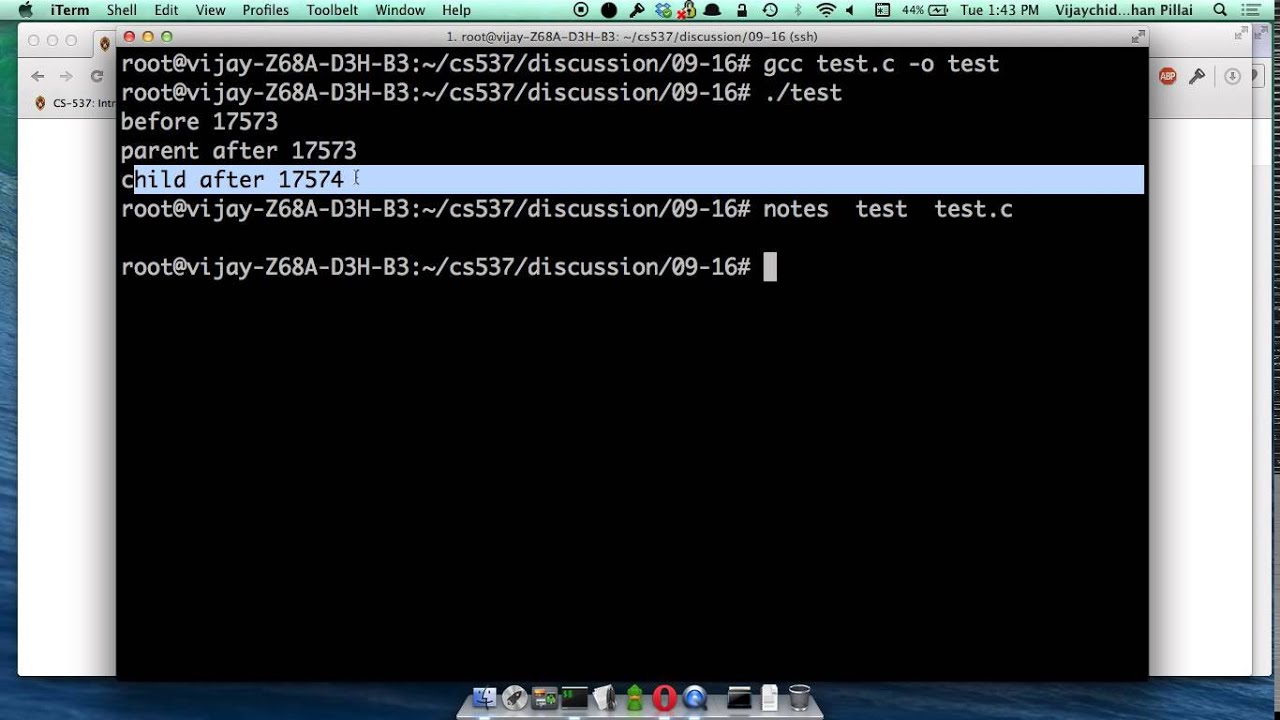 CS 537 Section 1 Discussion - Sep 16. - YouTube