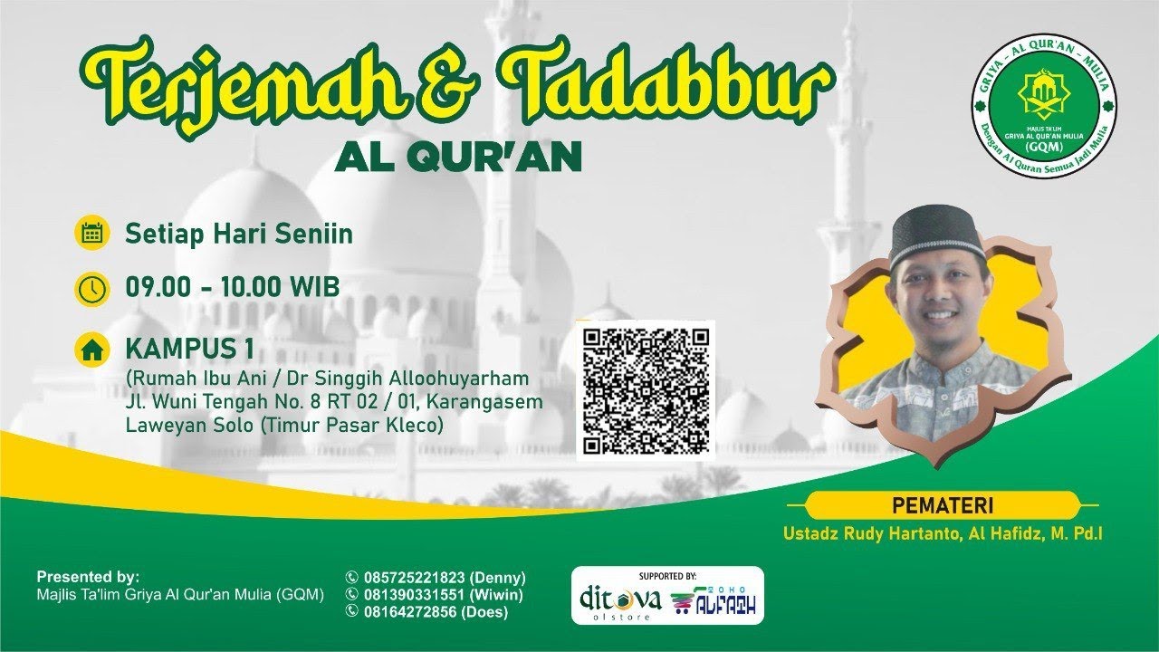 An Nisaa' 102 (Sholat Khouf) | Terjemah & Tadabbur | Ustadz Rudy ...