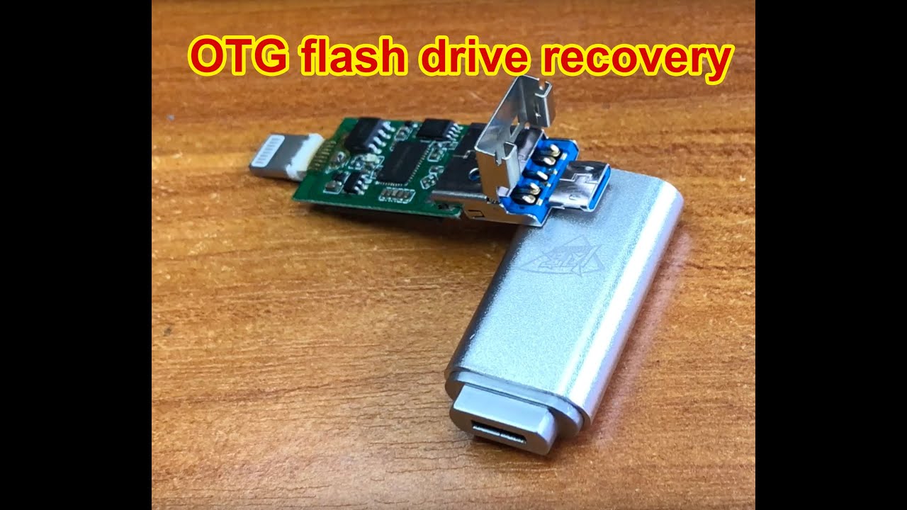 OTG USB flash drive data recovery controller 703N0FS1000 - YouTube